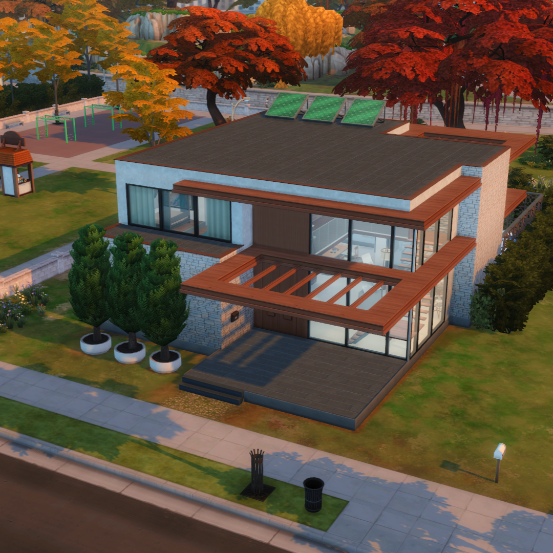 Modern Contemporary House - The Sims 4 Rooms / Lots - CurseForge
