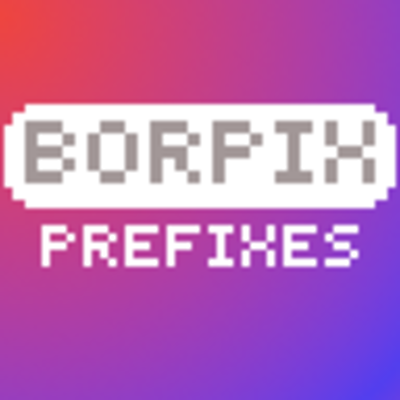 Borpix Prefixes Dark - Minecraft Resource Packs - CurseForge