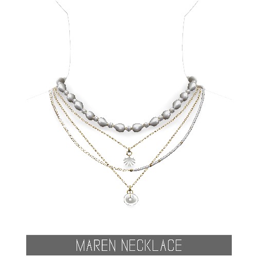Simpliciaty's Maren Necklace - The Sims 4 Create a Sim - CurseForge