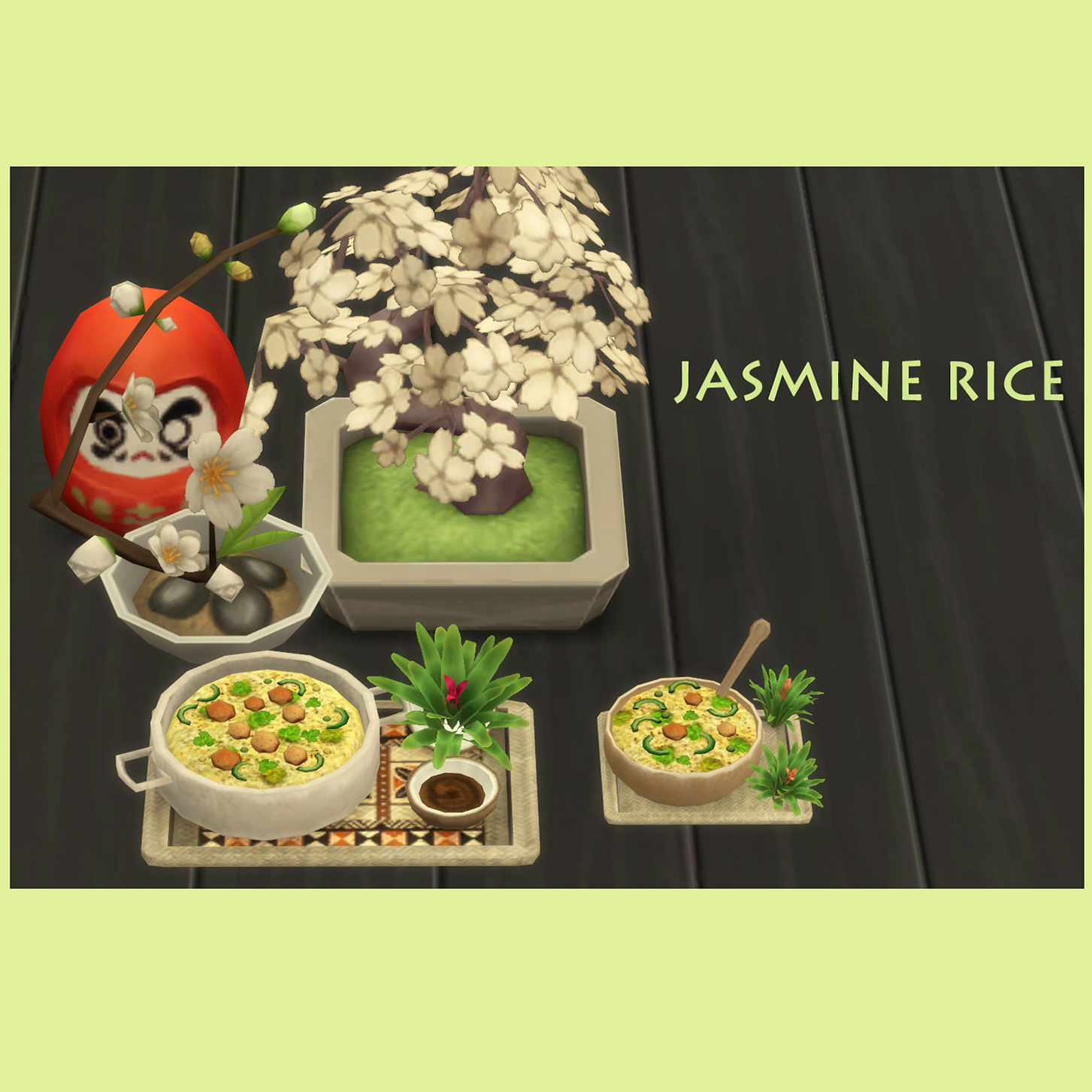 Yellow Jasmine Rice - The Sims 4 Mods - CurseForge