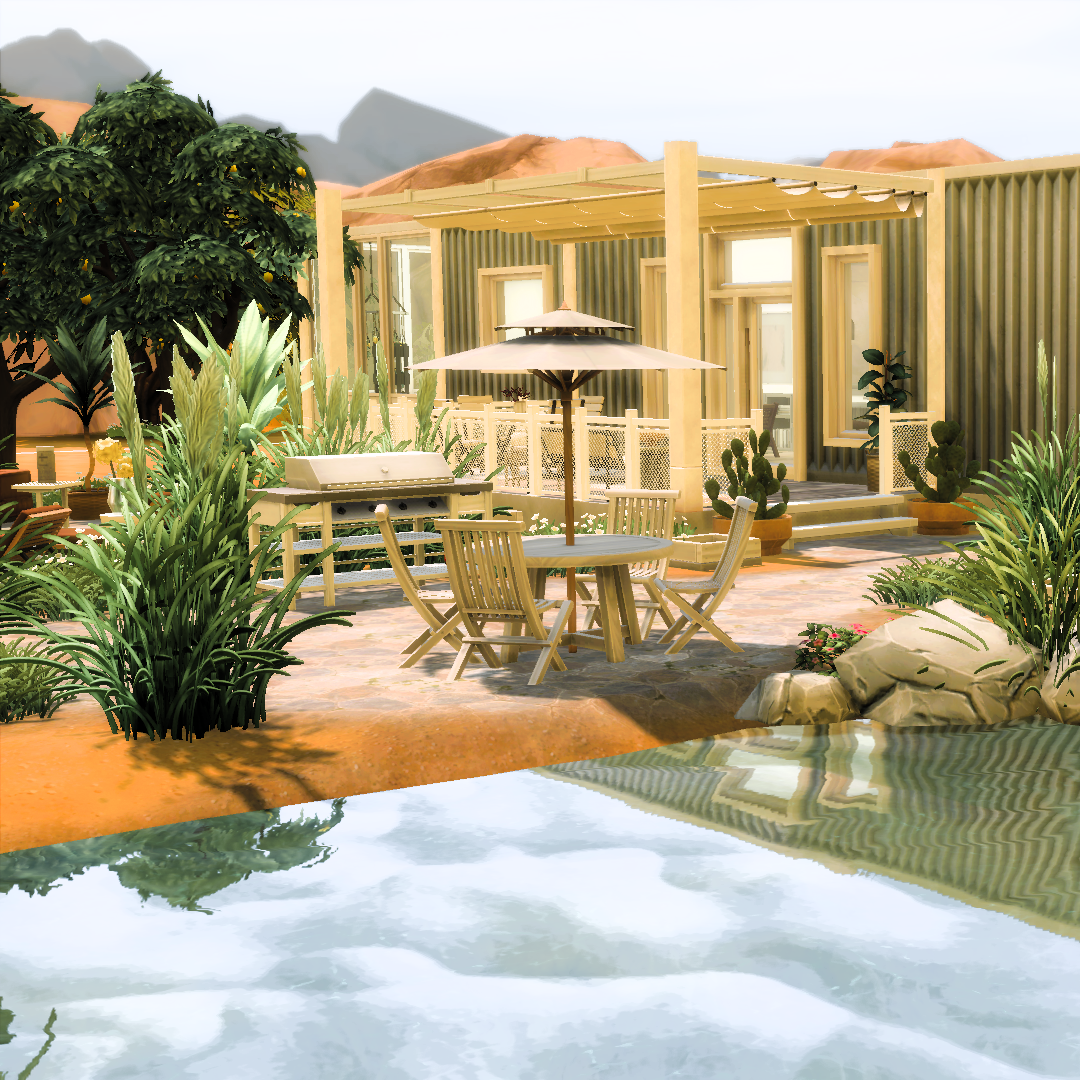 Crate - The House + Backyard - The Sims 4 Rooms / Lots - CurseForge