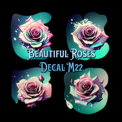 Beautiful Roses Decal M22 - The Sims 4 Build / Buy - CurseForge