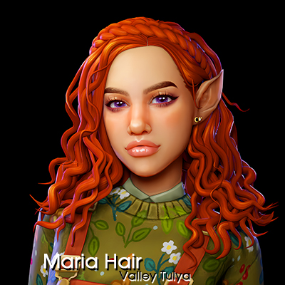 Maria Hair - The Sims 4 Create a Sim - CurseForge