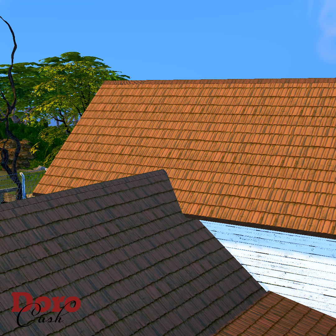 Old Realistic Roof Patterns Download - Build / Buy - The Sims 4