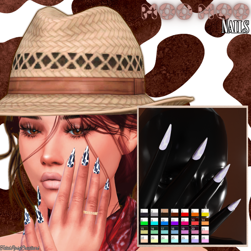 FatalRoseCreations Moo Moo Nails - The Sims 4 Create a Sim - CurseForge