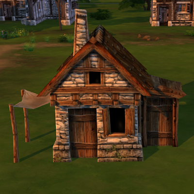 Settler's Miners Huts as Tents - The Sims 4 Build / Buy - CurseForge