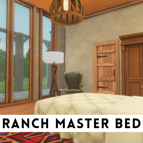 Ranch Master Bed - Files - The Sims 4 Rooms / Lots - CurseForge