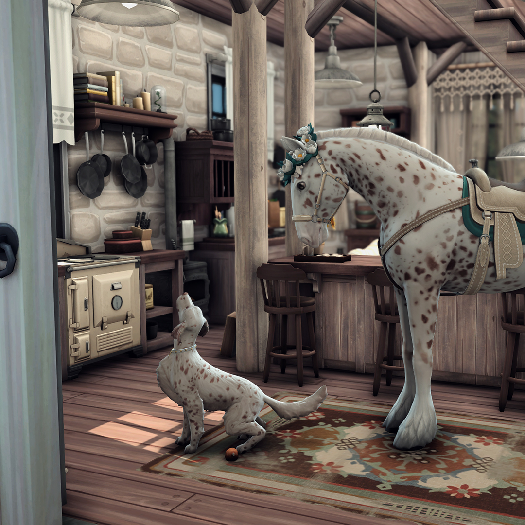 Tiny rustic barn - The Sims 4 Rooms / Lots - CurseForge