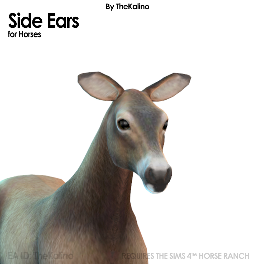 Side Ears - Horses - Files - The Sims 4 Pets - CurseForge