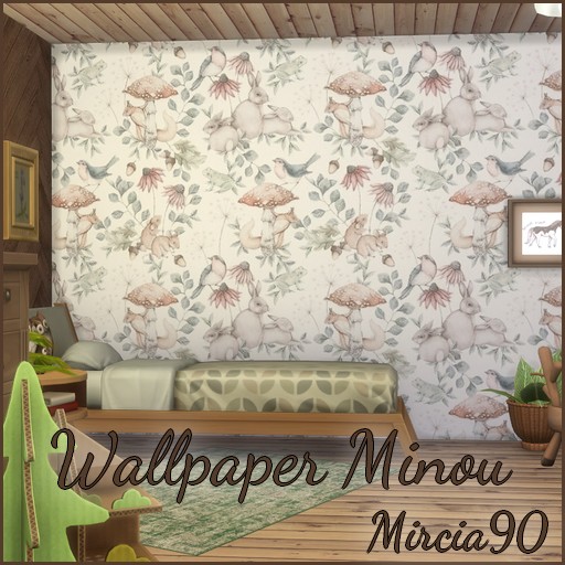 Wallpaper Minou - The Sims 4 Build / Buy - CurseForge
