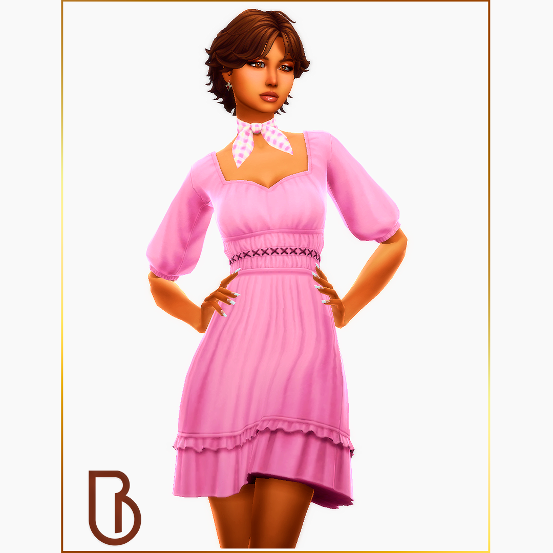 Woman Dress - Sarita - Version 1 - The Sims 4 Create a Sim - CurseForge
