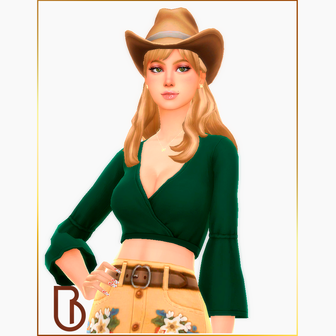 Woman Top - Jimena - Version 1 - The Sims 4 Create a Sim - CurseForge