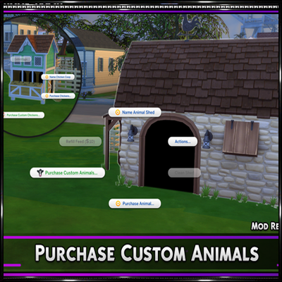 Purchase Custom Animals - The Sims 4 Mods - CurseForge