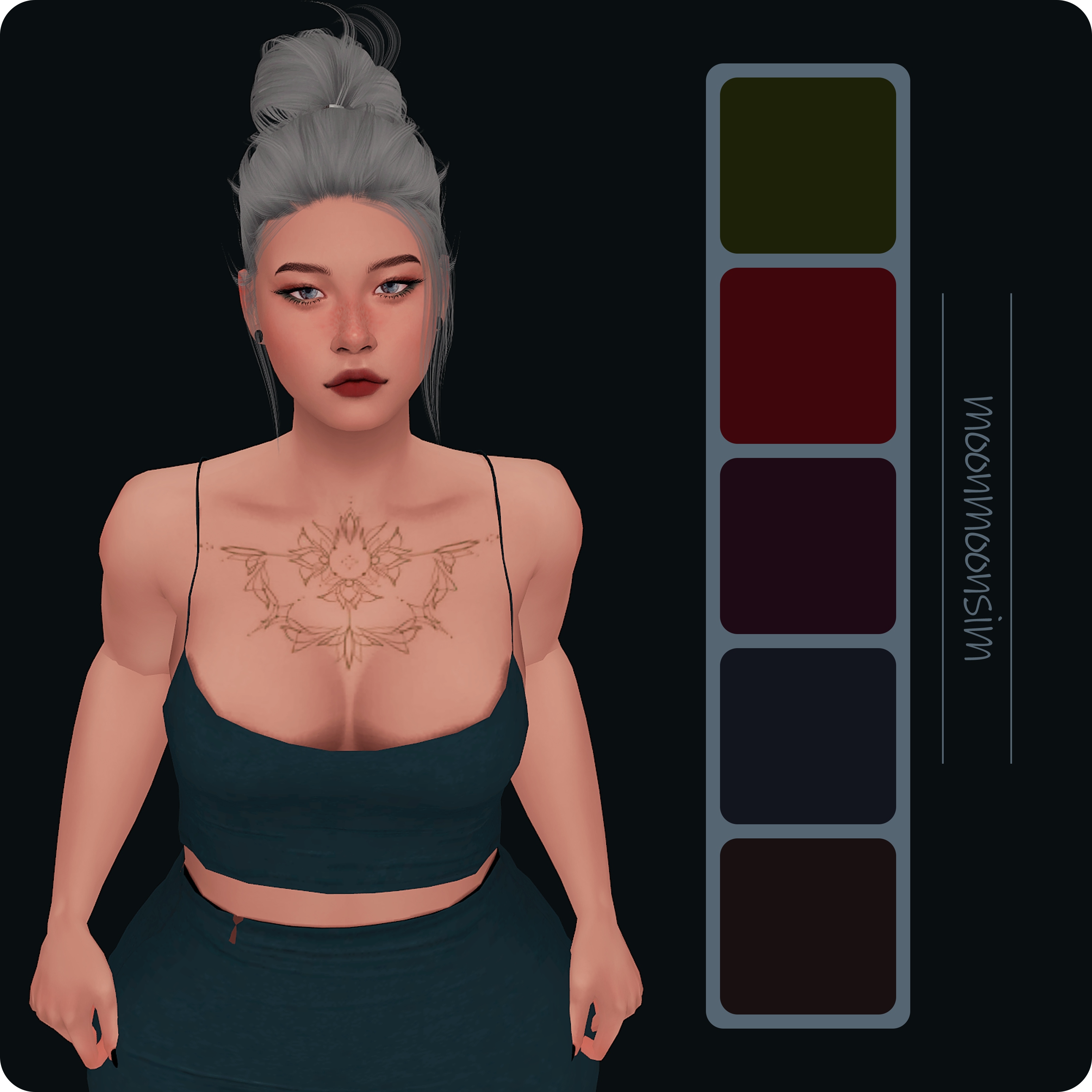 Tattoo N167 - The Sims 4 Create a Sim - CurseForge