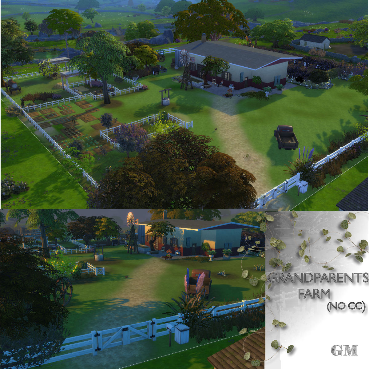 GRANDPARENTS FARM (NO CC) - The Sims 4 Rooms / Lots - CurseForge