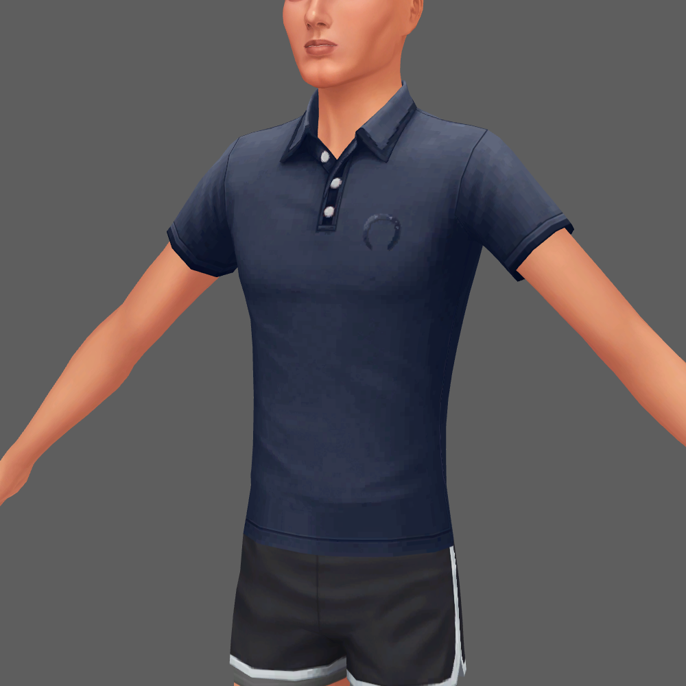 Male Equestrian Polo Top - The Sims 4 Create a Sim - CurseForge