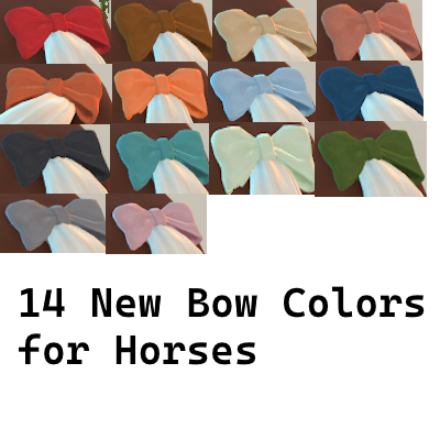 Horse Bows - The Sims 4 Create a Sim - CurseForge