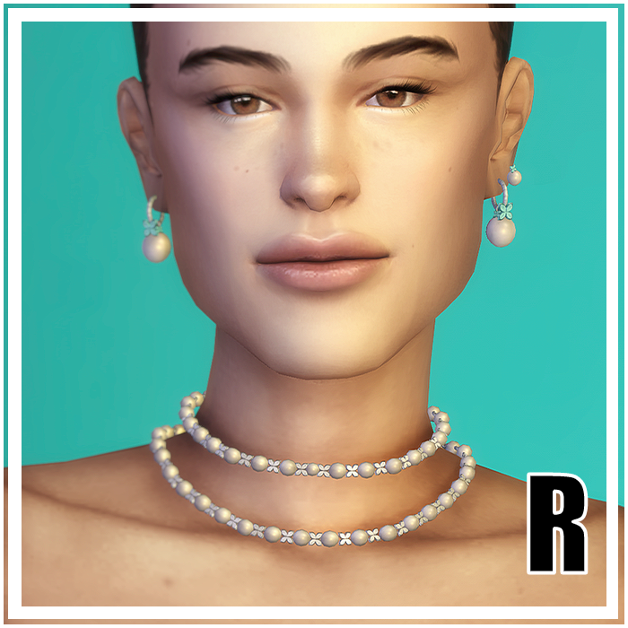 R 000 & 1837 Co. - Pearl & Diamond Jewel SET - The Sims 4 Create a Sim ...