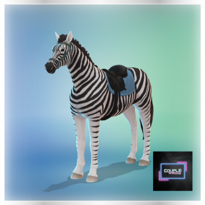 Zebra - Racing Stripes (Horse) | No CC - The Sims 4 Sims / Households ...