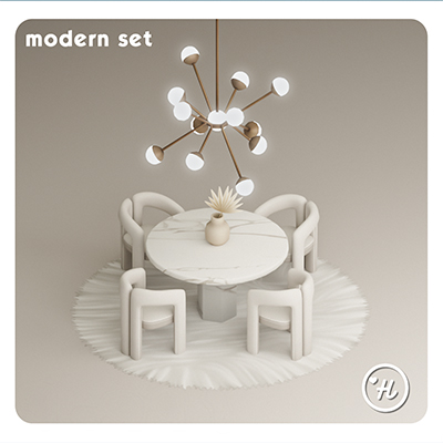 MODERN SET - Files - The Sims 4 Build / Buy - CurseForge