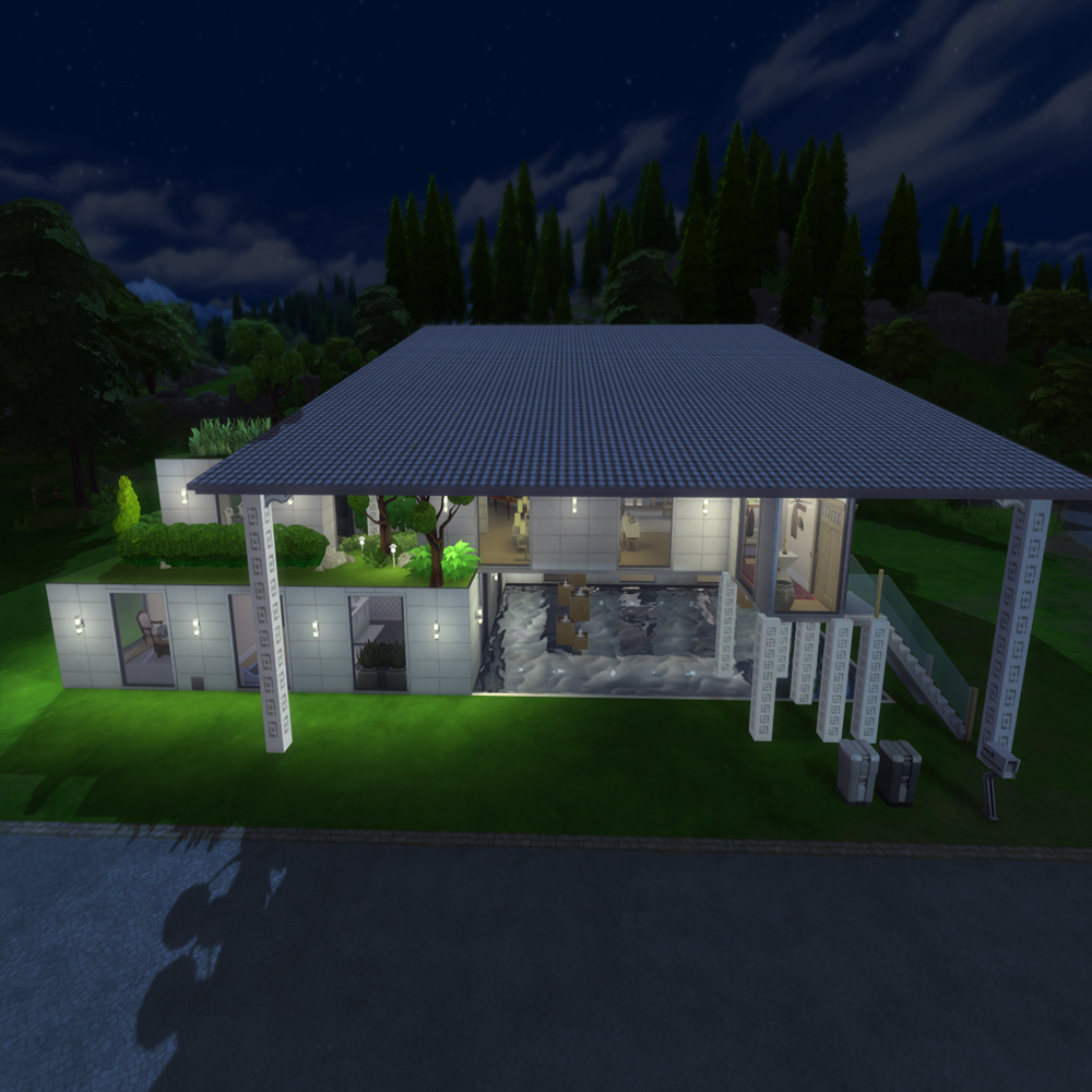 Download Bellebelucci's Modern House 1 - The Sims 4 Mods - CurseForge