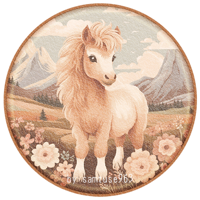 Cute Pony Kids Round Dance Rug #3 Samtuse963 Screenshots - Build / Buy ...