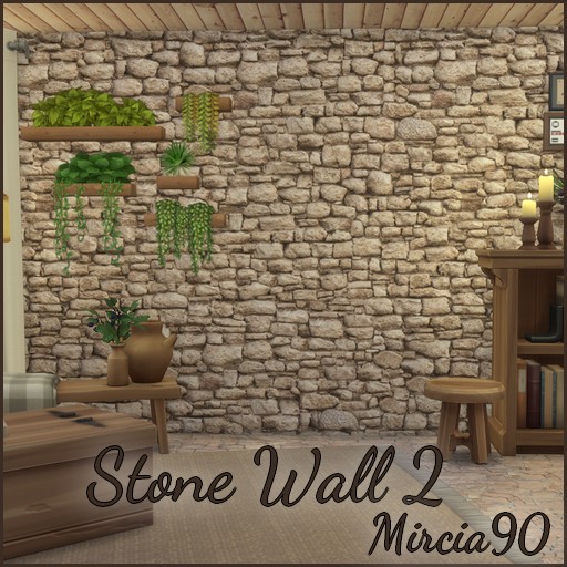 Stone Wall #2 - The Sims 4 Build / Buy - CurseForge