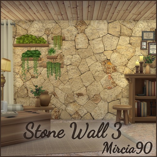 Stone Wall #3 - The Sims 4 Build / Buy - CurseForge