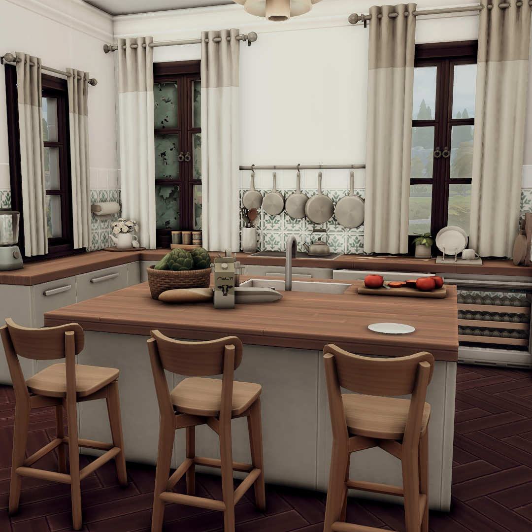 Neutral modern kitchen - The Sims 4 Rooms / Lots - CurseForge