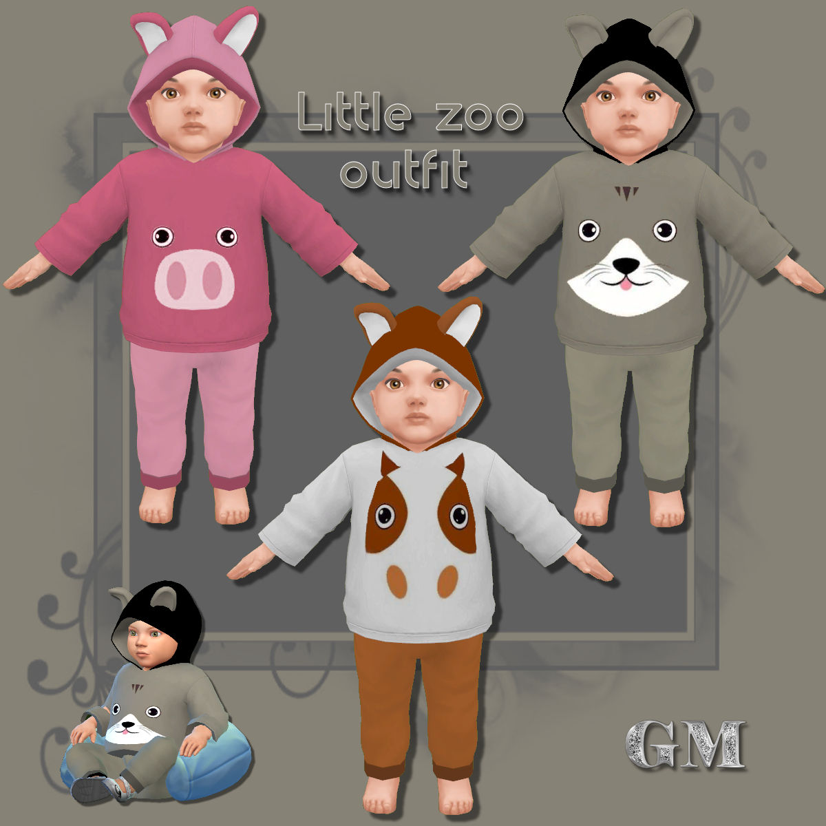 Little zoo outfit infant - The Sims 4 Create a Sim - CurseForge