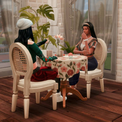 "Table Talk" Conversations Pose Pack - The Sims 4 Mods - CurseForge