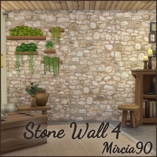 Stone Wall #4 - The Sims 4 Build / Buy - CurseForge