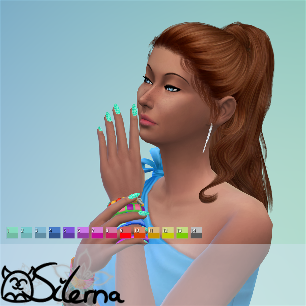 Americana Nails - The Sims 4 Create a Sim - CurseForge