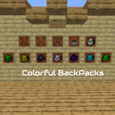 Colorful BackPacks - Minecraft Mods - CurseForge