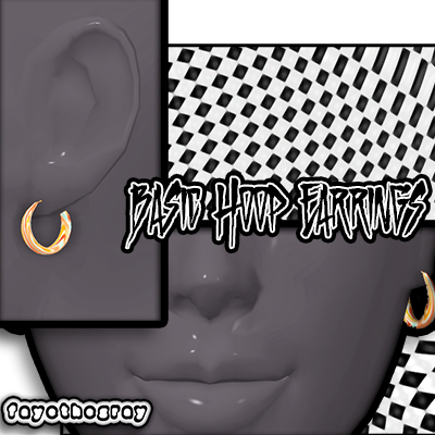 basic hoop earrings, earrings - The Sims 4 Create a Sim - CurseForge