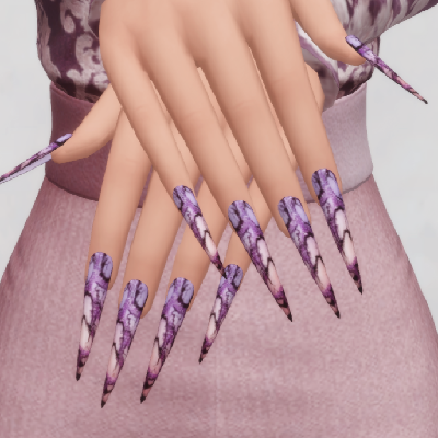 Nails Set N021 - The Sims 4 Create a Sim - CurseForge