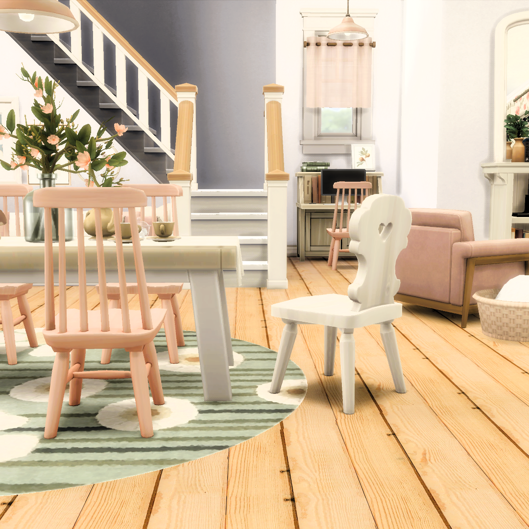 Barbie's Dream Cottage - Living + Dining - The Sims 4 Rooms / Lots ...
