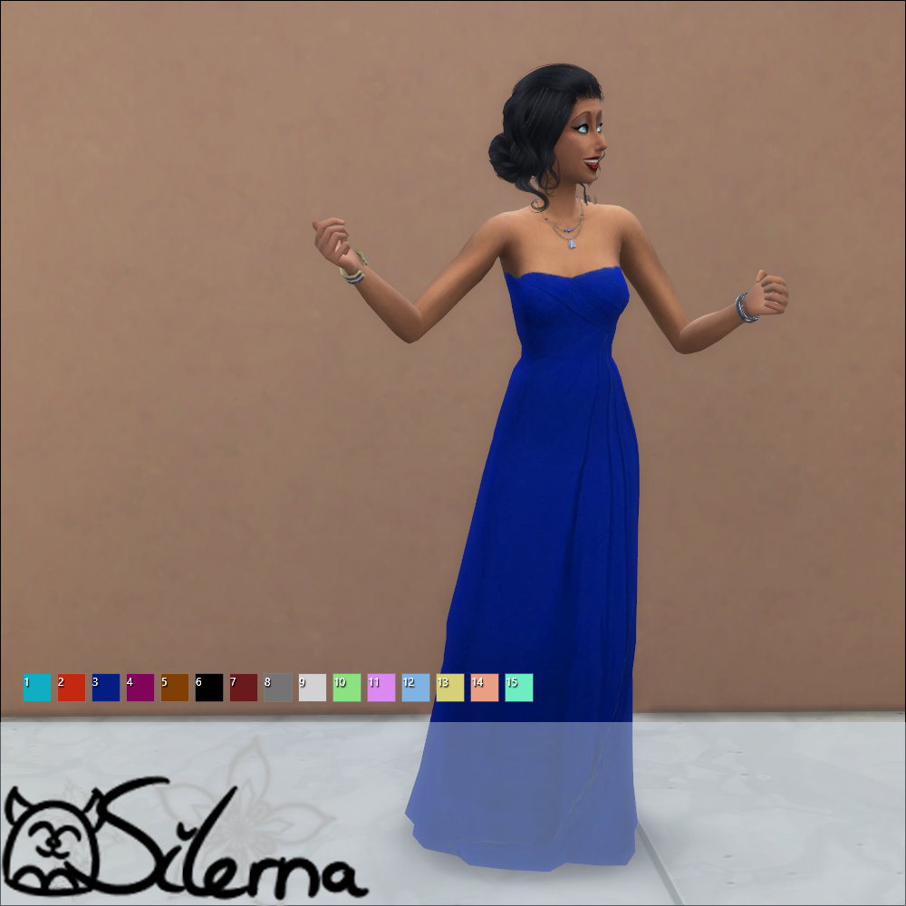 Flow State dress - The Sims 4 Create a Sim - CurseForge