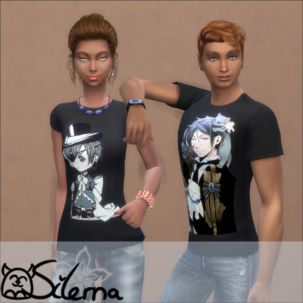 Black Butler Shirts - The Sims 4 Create a Sim - CurseForge