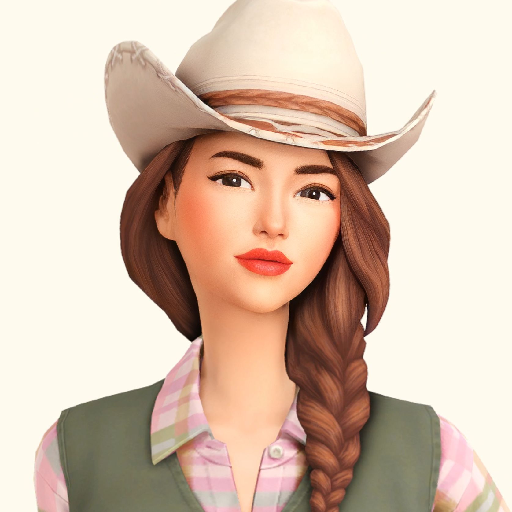 Selina Rinehart - A Rancher Girl NO CC - The Sims 4 Sims / Households ...