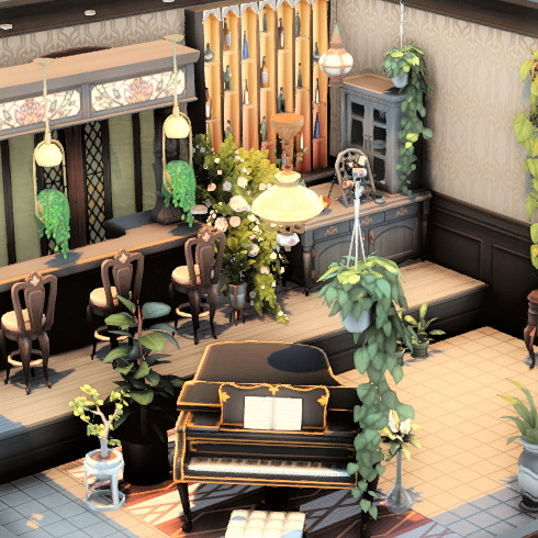 Blooming Bar Room NO CC - The Sims 4 Rooms / Lots - CurseForge