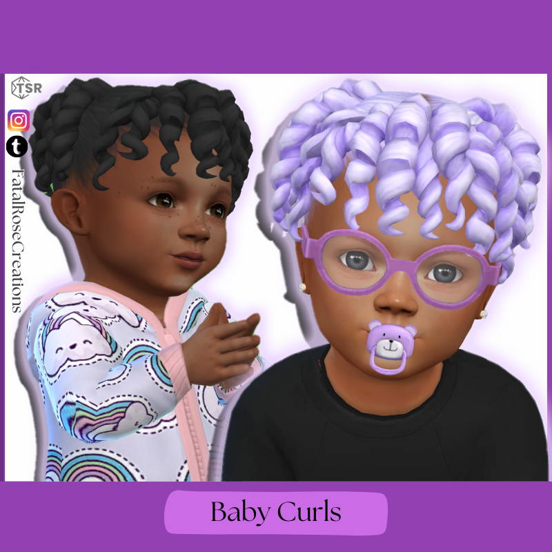 FatalRoseCreations Baby Curls - The Sims 4 Create a Sim - CurseForge
