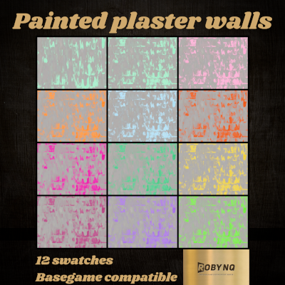 Upcycled Painted plaster walls - The Sims 4 Build / Buy - CurseForge