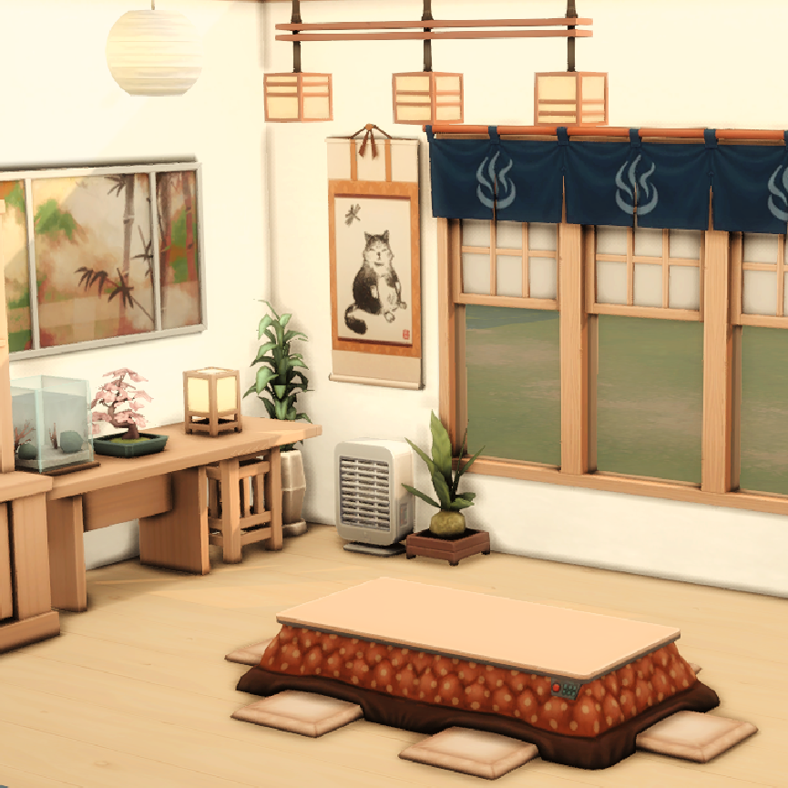 Japanese Dining Room NO CC - The Sims 4 Rooms / Lots - CurseForge