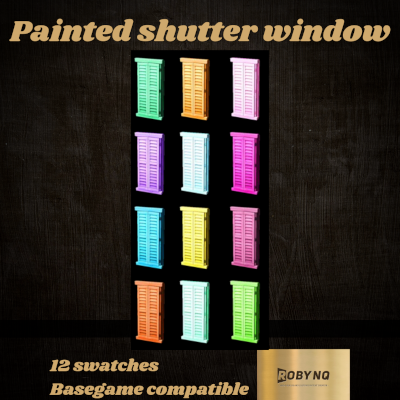 Upcycled painted shutters - The Sims 4 Build / Buy - CurseForge