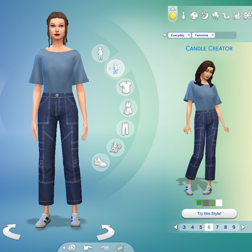 Custom Styled Look: Candle Creator - The Sims 4 Create a Sim - CurseForge