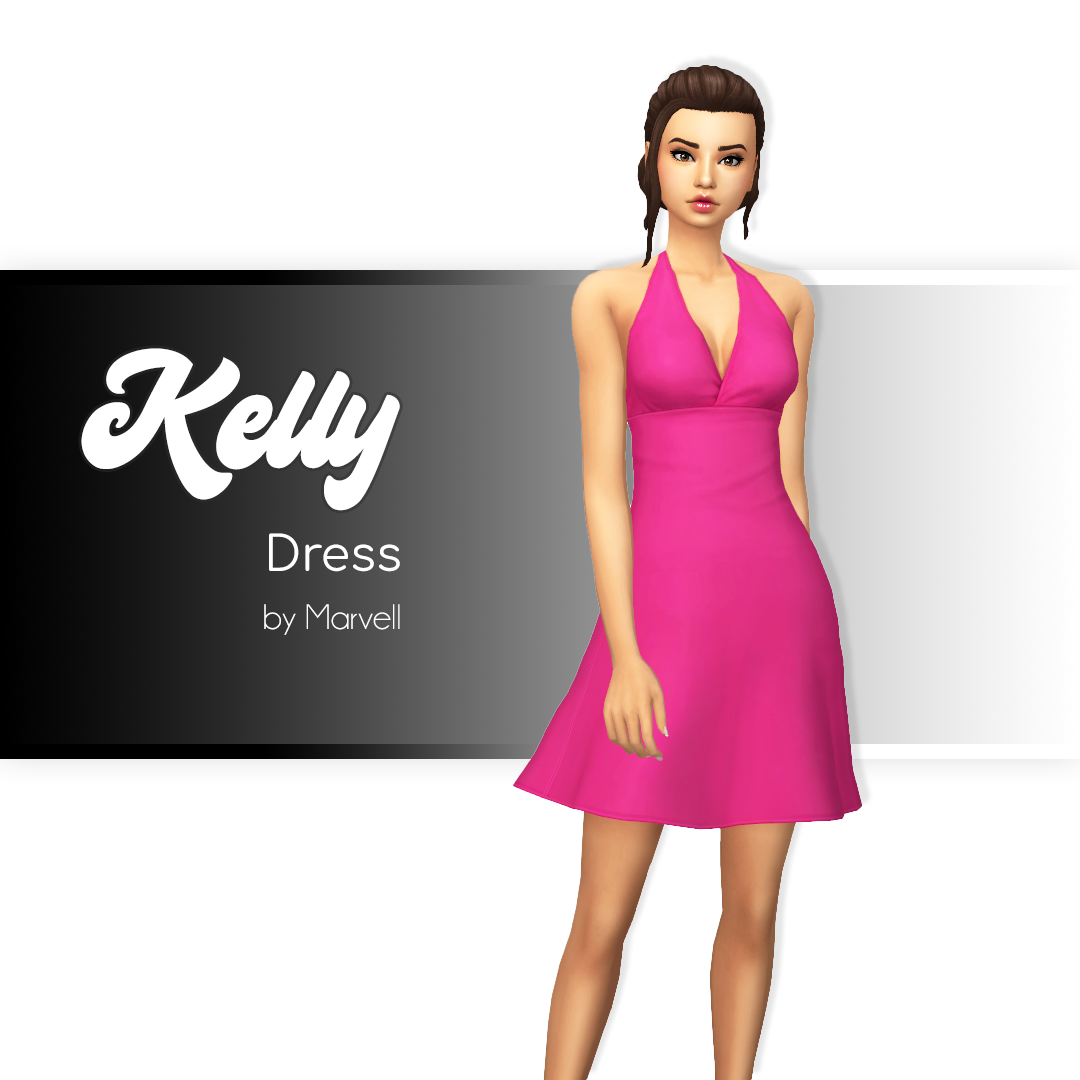 Kelly Dress by Marvell Screenshots - Create a Sim - The Sims 4