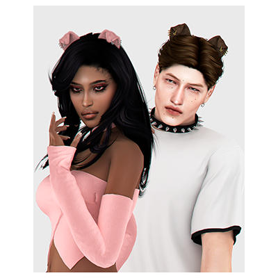Fluffy Puppy Ears with Piercings - The Sims 4 Create a Sim - CurseForge