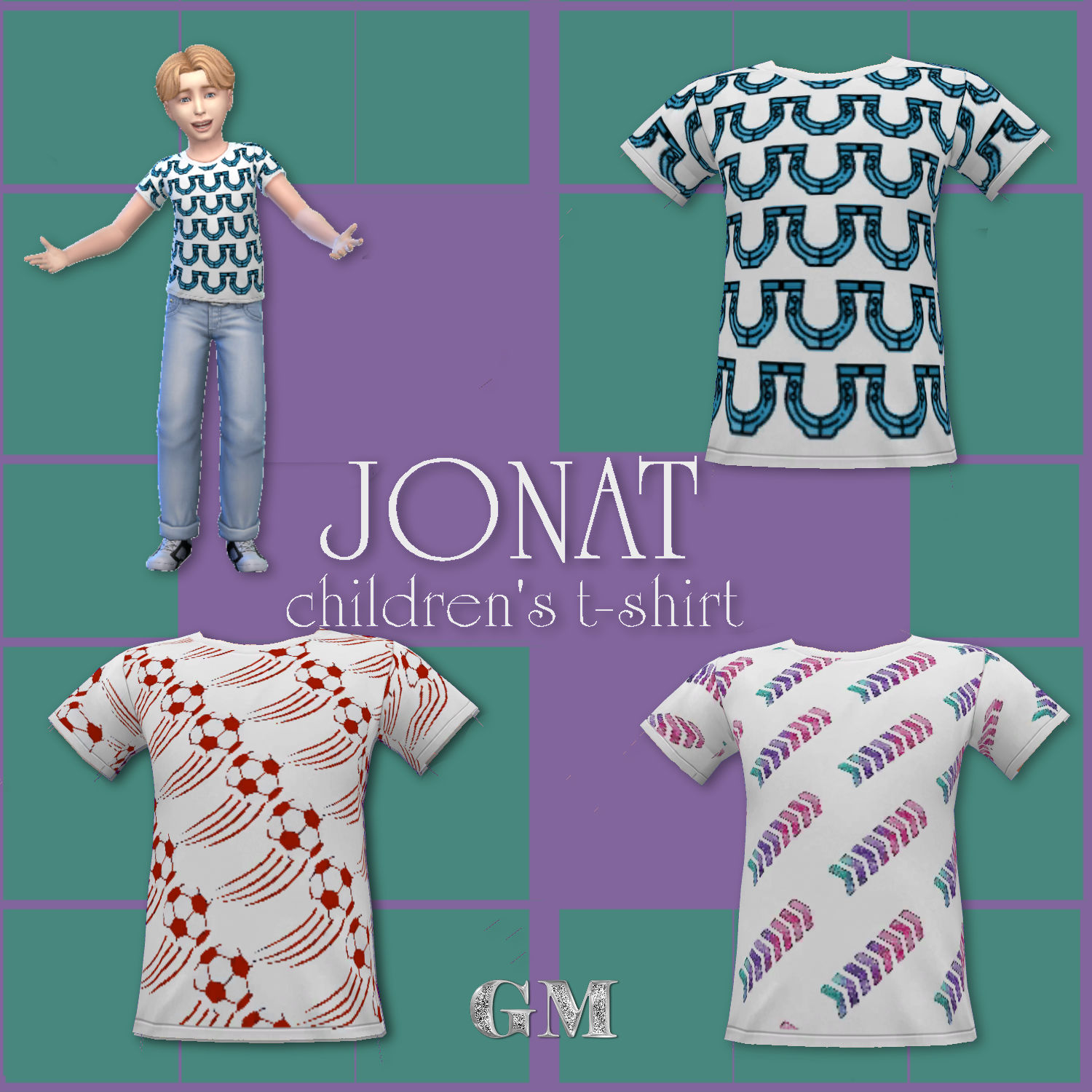 Jonat children's t-shirt - Create a Sim - The Sims 4 Jonat children's t-shirt - Create a Sim - The Sims 4