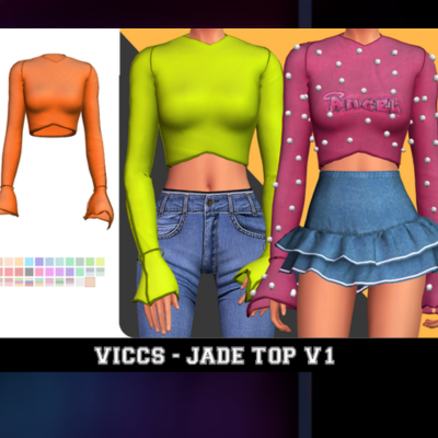 VICCS_JADE TOP - The Sims 4 Create a Sim - CurseForge